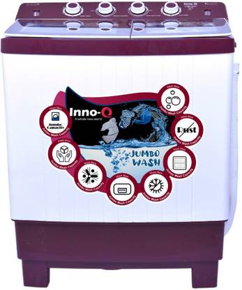 InnoQ 7.5 kg Semi Automatic Top Load Washing Machine Purple, White ...