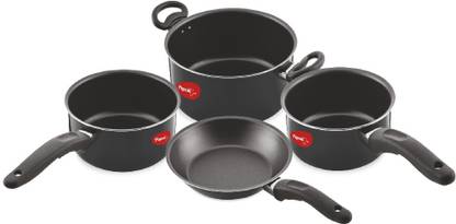 Pigeon Master Chef 4 Piece Non-Stick Coated Cookware Set Price in India - Buy Pigeon Master Chef ...