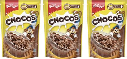 Kellogg's Chocos, High in Protein and Fibre, Breakfast Cerealss Pouch ...