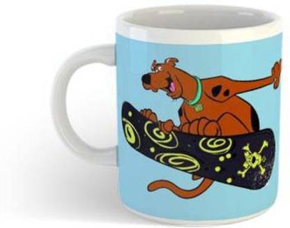 CHARMING Scooby Doo CCD5 Cartoon Printed 11 oz White Ceramic Coffee ...