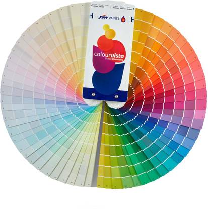 JSW Paints Colourvista-Shade Panorama, Curated 1808 Color Shades Canvas ...