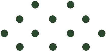 Comet Busters Round Dark Green Velvet Bindi (6 mm) (BV857) Forehead ...