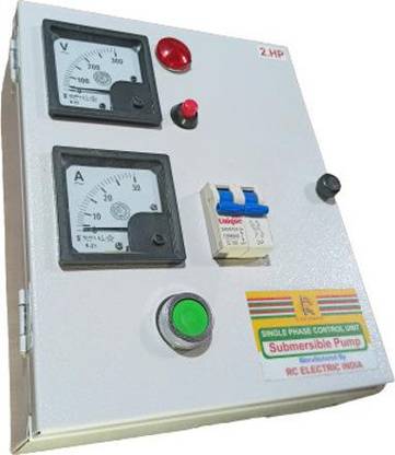 rc electric india 2.HP 1&2 PHASE SUBMERSIBLE PUMP CONTROL PANEL ...