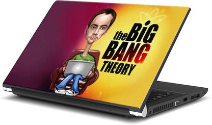 FannZila The Big Bang Theory Sheldon Cooper Artwork Vinyl Laptop Decal ...