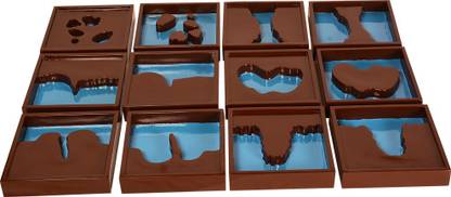 Kidken Montessori Geography Land Form Cards (12 Forms) Price in India ...