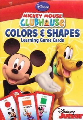 DISNEY Mickey Mouse Flash Cards (Set of 2 Decks). Colors & Shapes and ...