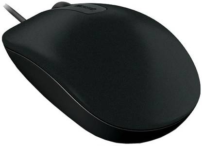 MICROSOFT 100 Wired Ambidextrous Optical Mouse - MICROSOFT : Flipkart.com