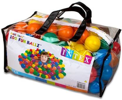 INTEX Fun Balls 100 Pcs - Fun Balls 100 Pcs . Buy Balls toys in India ...
