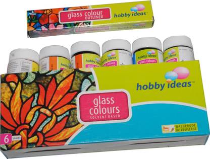 Flipkart.com | Pidilite Hobby Ideas Glass Colors