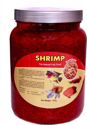 RAINBOW Shrimp Shrimp 0.5 kg Dry Young Fish Food Price in India - Buy ...