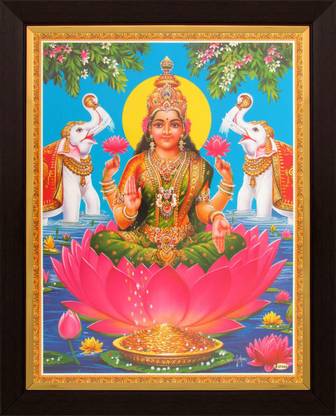 Goddess Lakshmi / Laxmiji / Laxmi Poster Paper Print - Art & Paintings ...