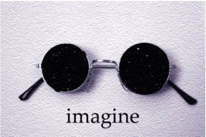 John Lennon -- Imagine Wall Art | Haniya Khan Photographic Paper ...