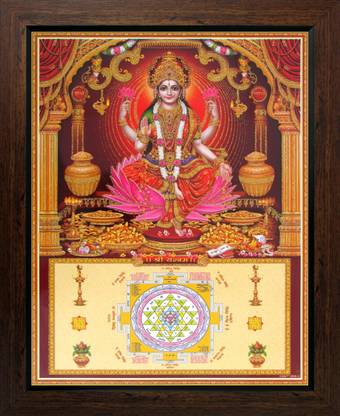 Goddess Lakshmi / Laxmiji / Laxmi Poster Paper Print - Art & Paintings ...
