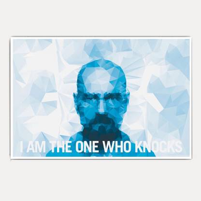 Breaking Bad I Am The One Who Knocks Walter White (18x12) Paper Print ...