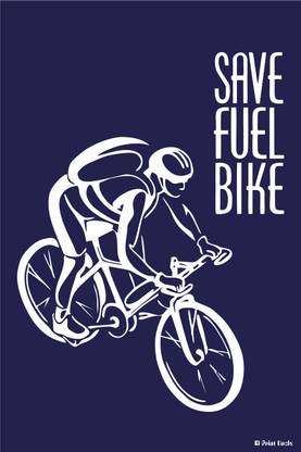 Poster - Save Fuel Bike Paper Print - Print Uncle posters - Humor ...