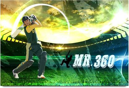 Mr. 360 Paper Print - Sports posters in India - Buy art, film, design, movie, music, nature and ...