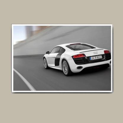 Audi R8 Quattro Blanco Wall Hang Fine Art Print - Abstract posters in ...