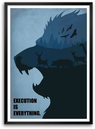 Execution Is Everything Business Quotes Paper Print - Quotes ...
