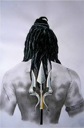 Lord Shive Trishul Poster Paper Print - Religious posters in India ...