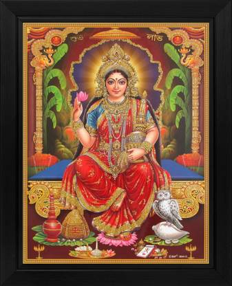 Goddess Lakshmi / Laxmiji / Laxmi Poster Paper Print - Art & Paintings ...