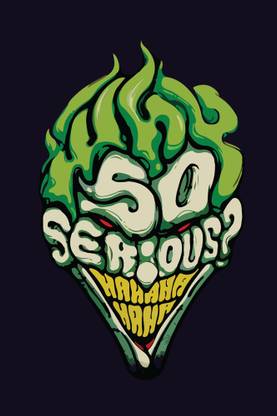Joker Why So Serious Poster Paper Print - Movies posters in India - Buy ...