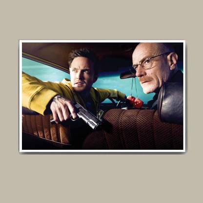 Breaking Bad Jesse Pinkman And Walter White Wall Hang Fine Art Print ...