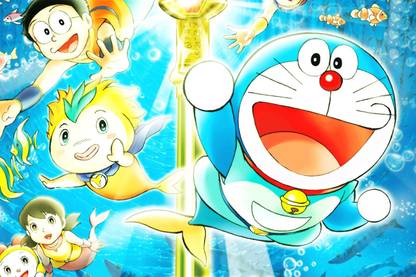 Doraemon Cartoon Poster Paper Print - Animation & Cartoons posters in ...