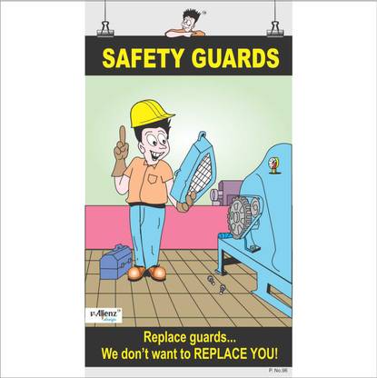Safety Poster-Safety Guards Paper Print - Abstract, Quotes & Motivation ...
