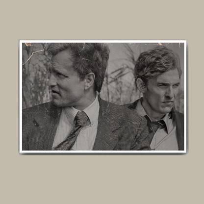 True Detectives Rust And Chole Wall Hang Fine Art Print - Abstract ...