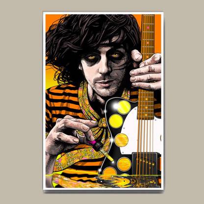 Syd Barrett Trippy Artwork (18x12) Paper Print - Abstract posters in ...