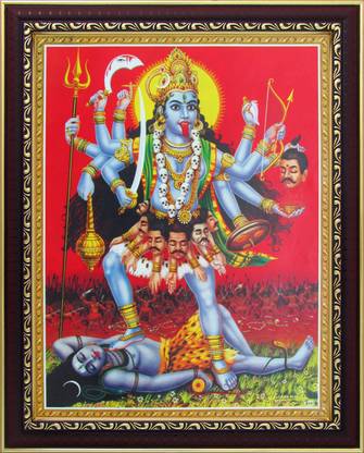 Godess Kali / Mahakali / Kalika Poster Paper Print - Art & Paintings ...