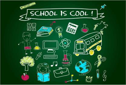 School is Cool Photographic Paper - Children posters in India - Buy art ...