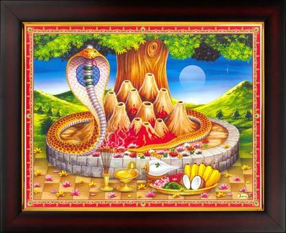 Naag Panchami / Nag Puja Poster Paper Print - Art & Paintings ...