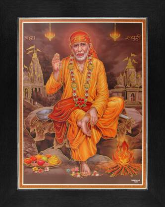 Sai Baba / Saibaba Poster Paper Print - Art & Paintings, Religious ...