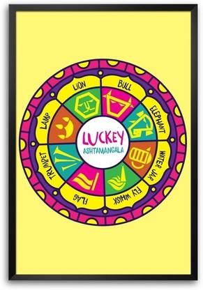 Lat Lakar Ashtamangala Indian Religion Photographic Paper - Lat Lakar ...