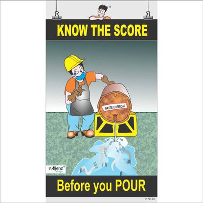 Safety Poster-Know the Score Paper Print - Abstract, Quotes ...