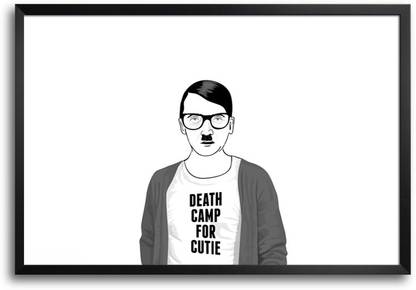 RangeeleInkers Hitler Spoof Laminated Frame Poster Paper Print ...