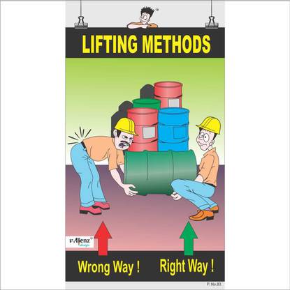 Safety Poster-Lifting Methods Paper Print - Abstract, Humor, Quotes ...