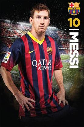 Poster - Lionel Messi jersey Poster Paper Print - Art & Paintings ...