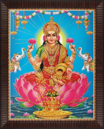 Goddess Lakshmi / Laxmiji / Laxmi Poster Paper Print - Art & Paintings ...