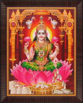 Goddess Lakshmi / Laxmiji / Laxmi Poster Paper Print - Art & Paintings ...