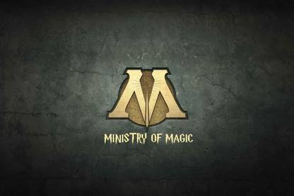 Ministry Of Magic Logo And Text Paper Print - Movies posters in India ...