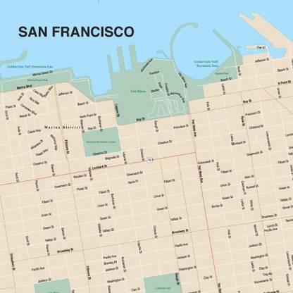 Design Ideas Puzzle Map San Francisco - Puzzle Map San Francisco . shop ...