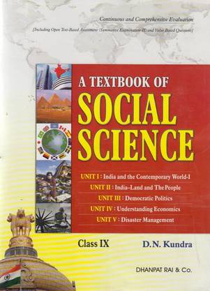A Textbook Of Social Science (Class - 9): Buy A Textbook Of Social ...