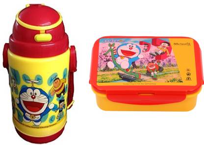 Flipkart.com | Doraemon School Set - Water Bottle and Lunch Box Set