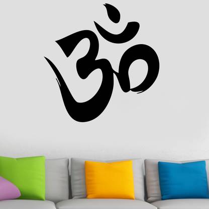 Sticker Hub 63 cm Om Wall Decal Self Adhesive Sticker Price in India ...