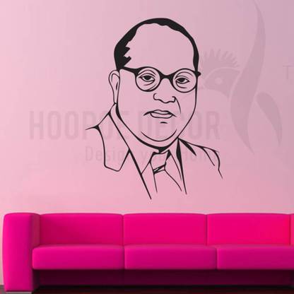 PICKYPOMP 89 cm Dr Bhim Rao Ambedkar 2 Self Adhesive Sticker Price in ...