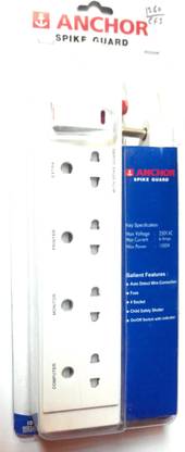 ANCHOR Spike Guard 4 Socket Extension Boards Price in India - Buy ...