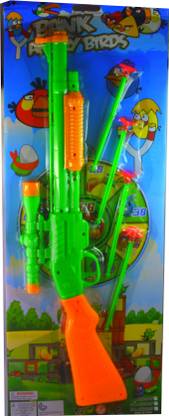 Shop4everything Angry bird Shooting Gun with 3 arrow Guns & Darts ...