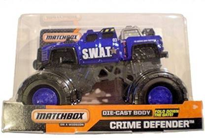 MATTEL Matchbox On A Mission Crime Defender 1:24 Swat Truck - Matchbox ...